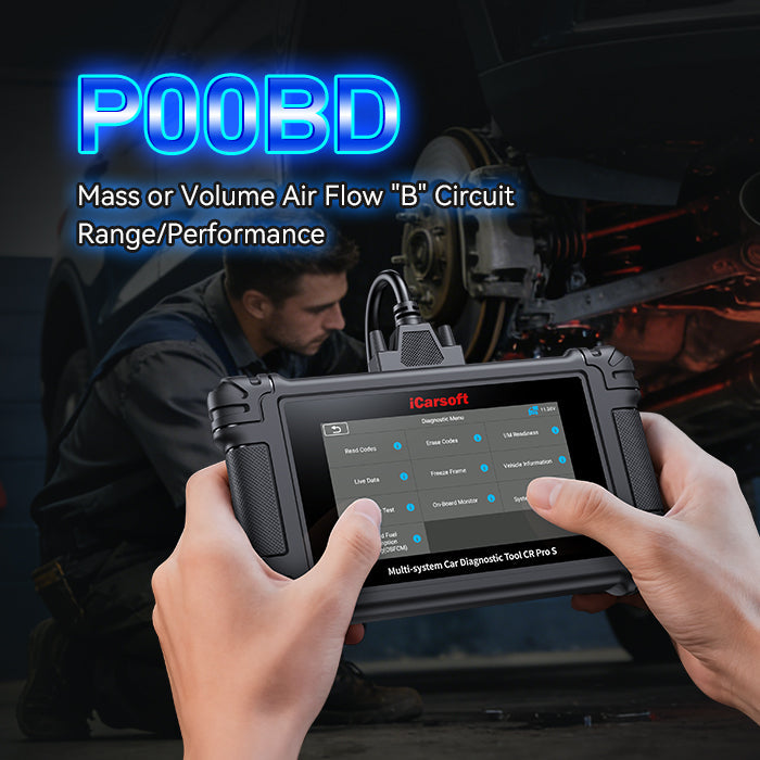 P00BD Code: Mass Air Flow "A" Too High - Causes, Symptoms & Fixes