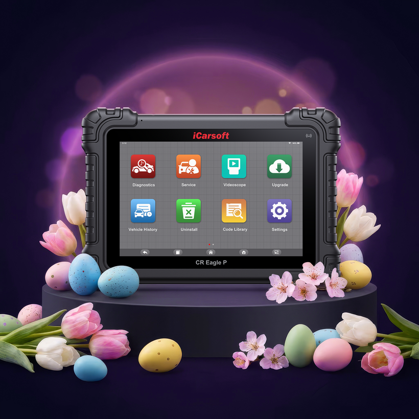 iCarsoft CR Eagle P professional OBD2 scanner kit with carrying case ...