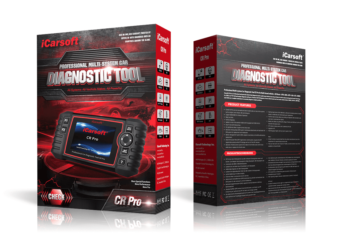 iCarsoft CR Pro Universal Car Scanner For All Vehicles – iCarsoft-us