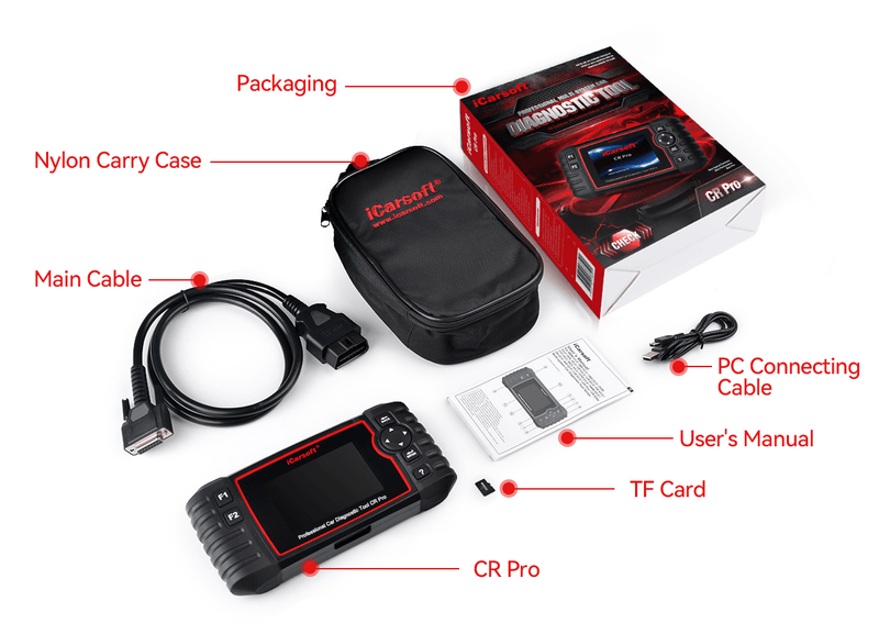 iCarsoft CR Pro Universal Car Scanner For All Vehicles – iCarsoft-us